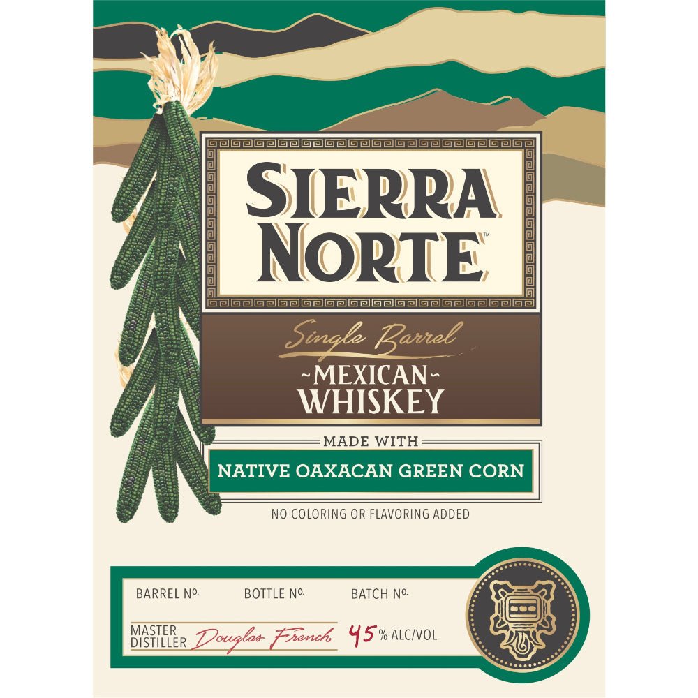 Buy Sierra Norte Single Barrel Green Corn Mexican Whiskey® Online ...