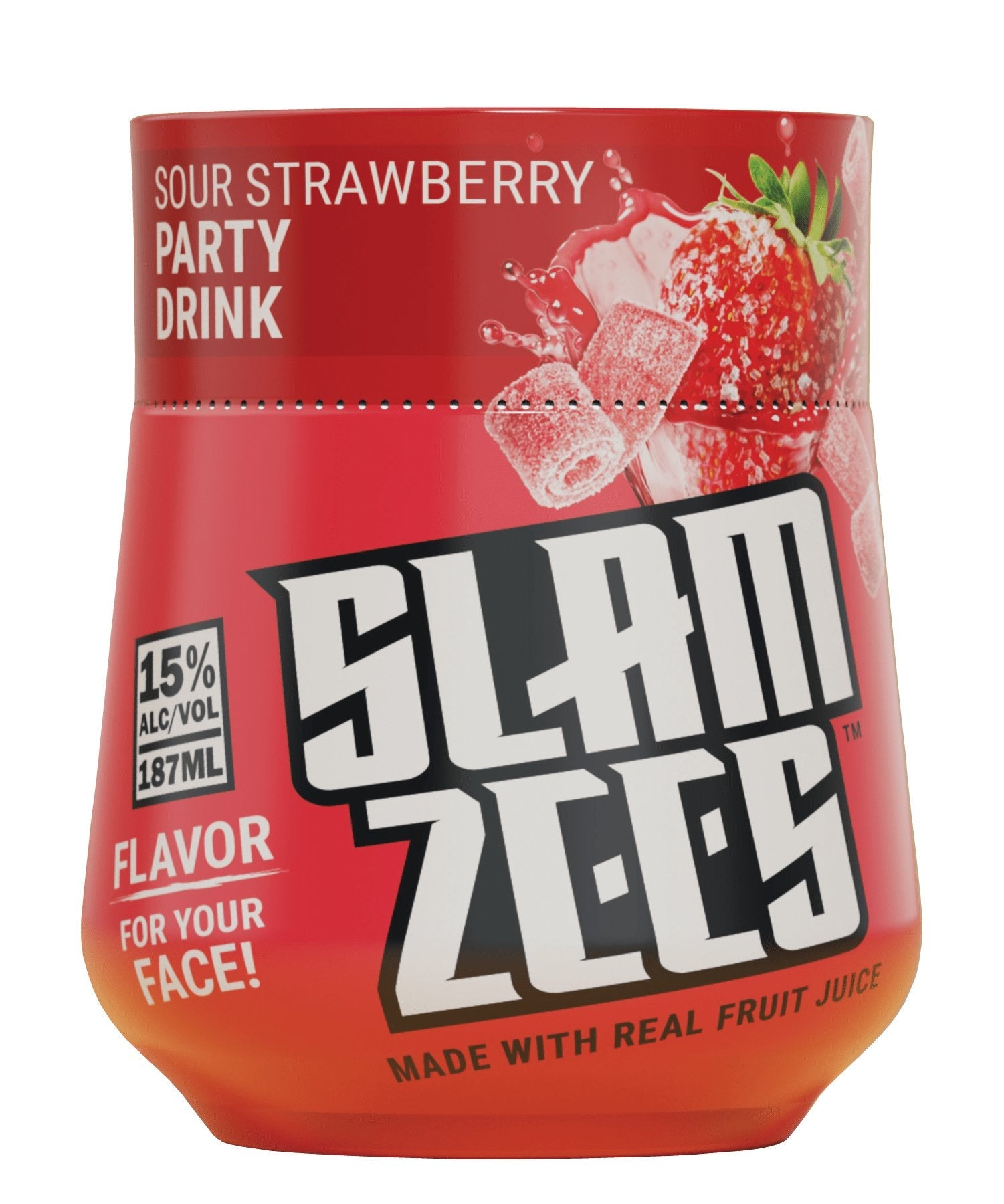 Buy SLAMZEES Sour Strawberry 187ml® Online | Party Drink Delivered ...