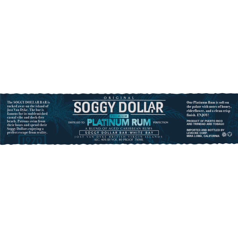 Buy Soggy Dollar Premium Platinum Rum® Online | Rum Delivered Nationwide