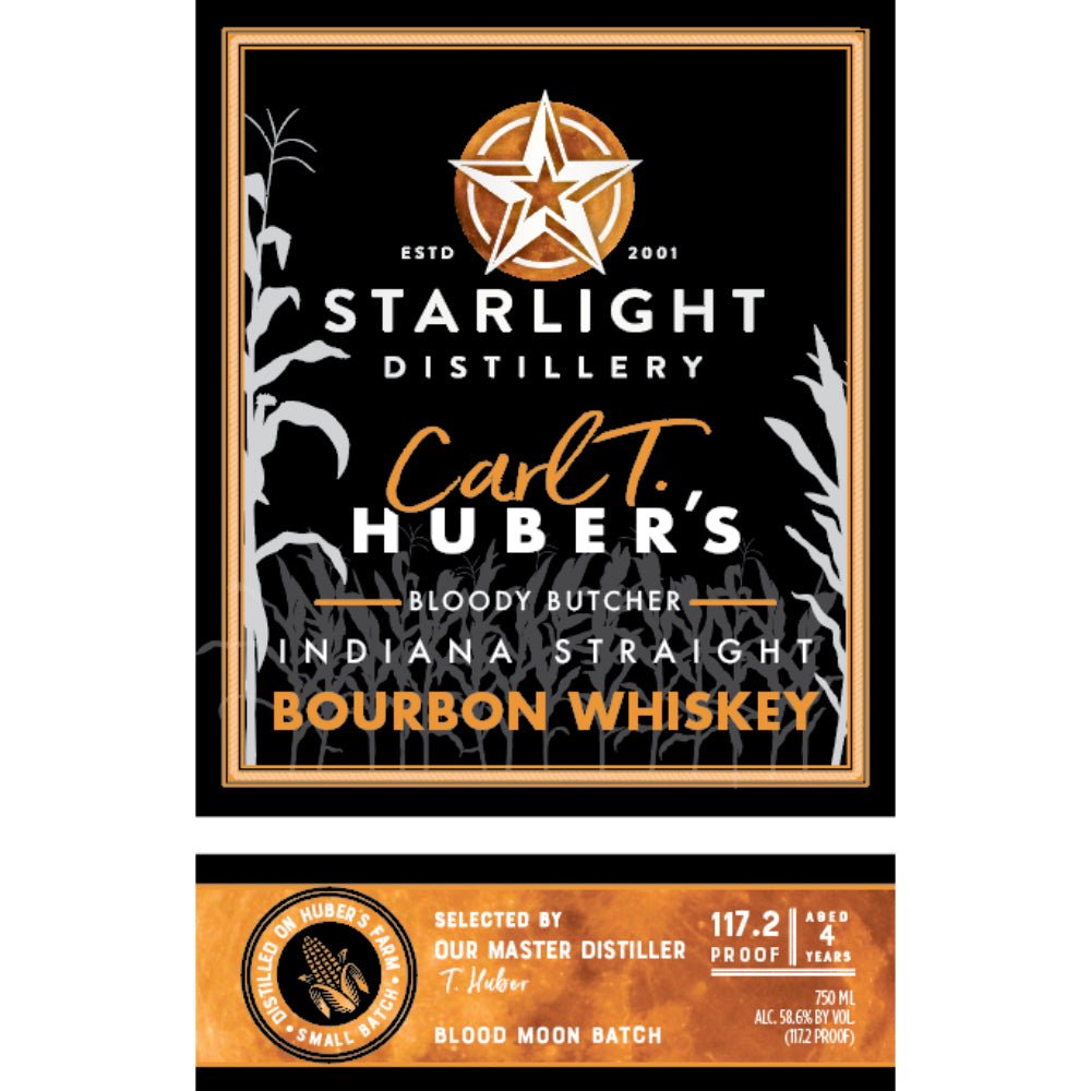 Buy Starlight Carl T. Huber’s Bloody Butcher Bourbon® Online | Bourbon ...