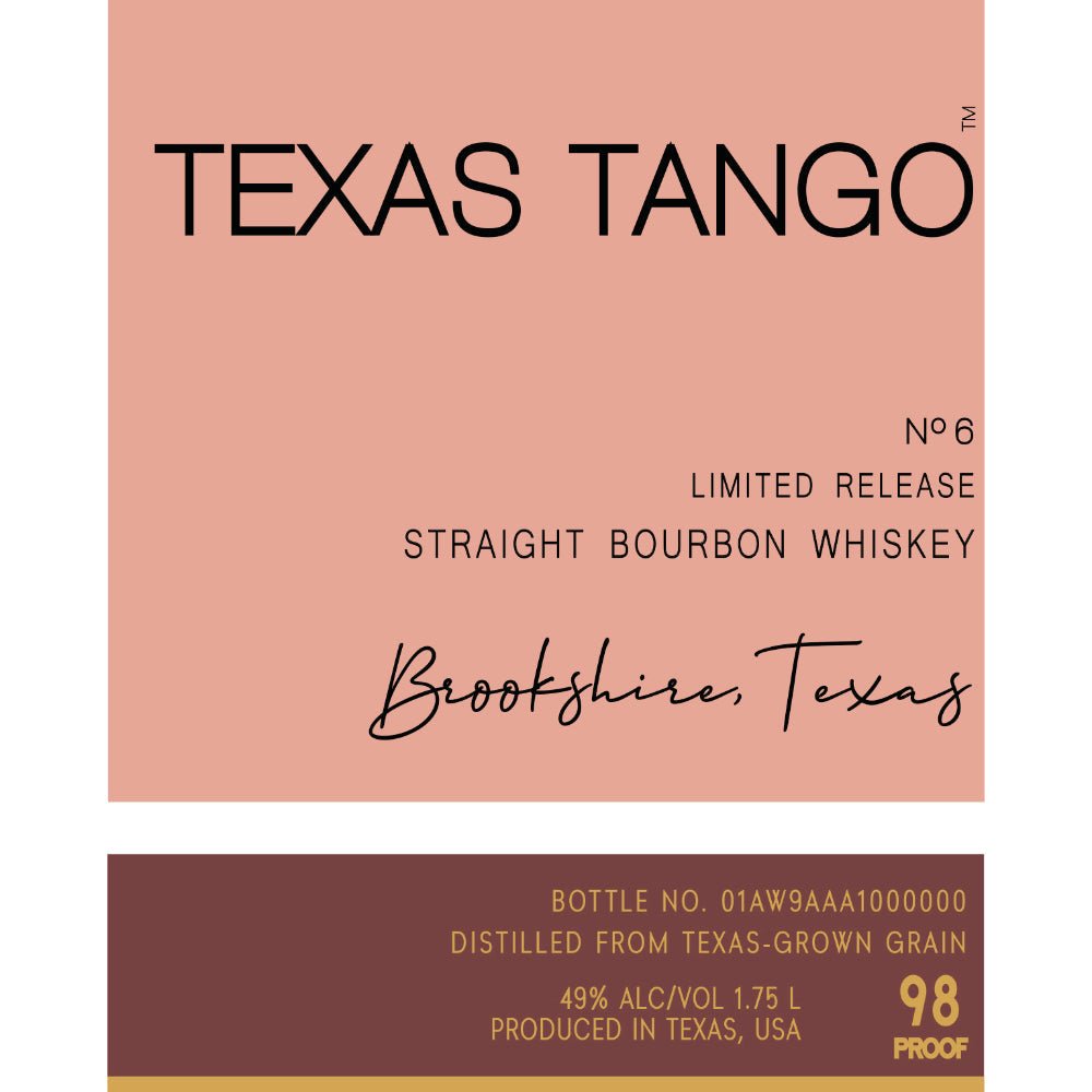 Buy Texas Tango Limited Release Straight Bourbon® Online | Bourbon ...
