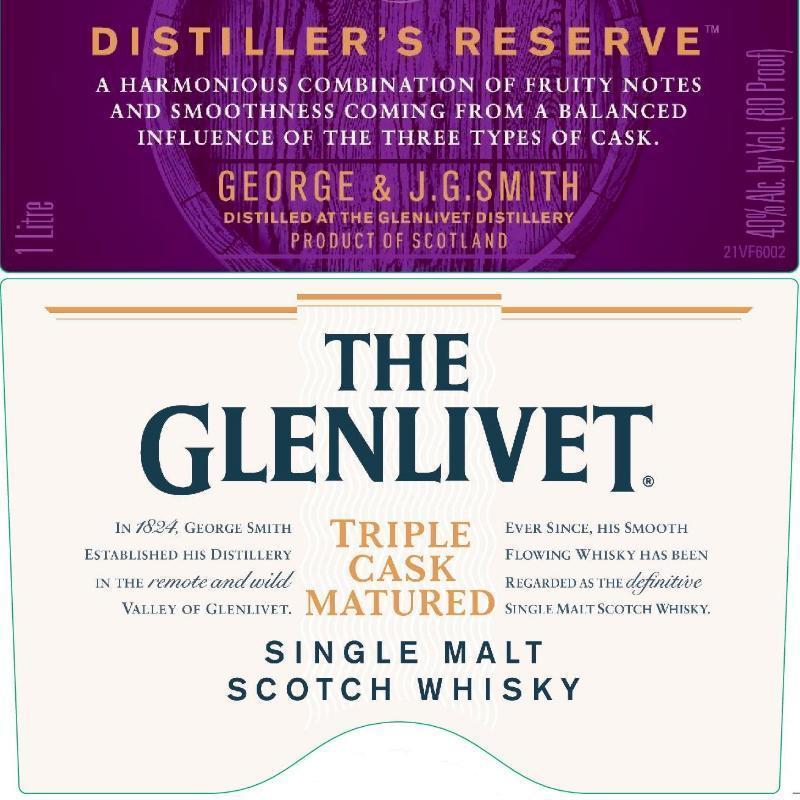 Buy The Glenlivet Distiller's Reserve Triple Cask Matured® Online ...