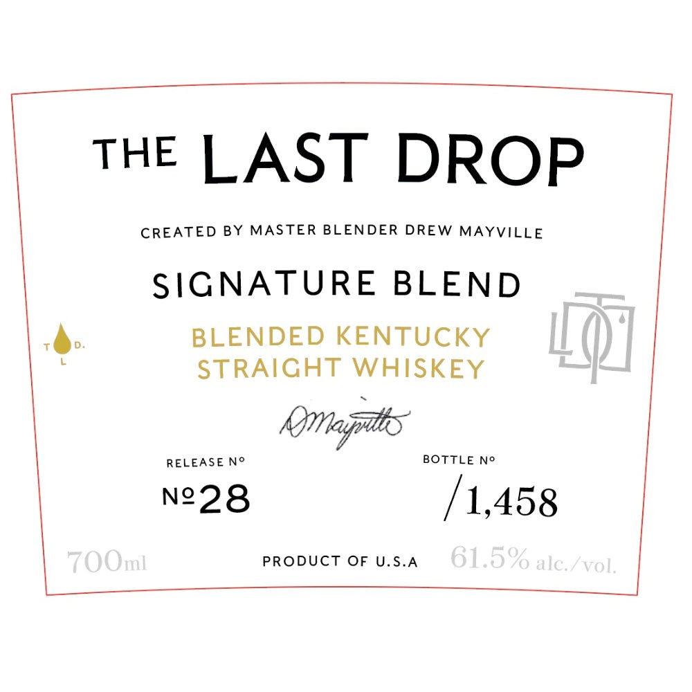 Buy The Last Drop Signature Blend Blended Kentucky Straight Whiskey ...
