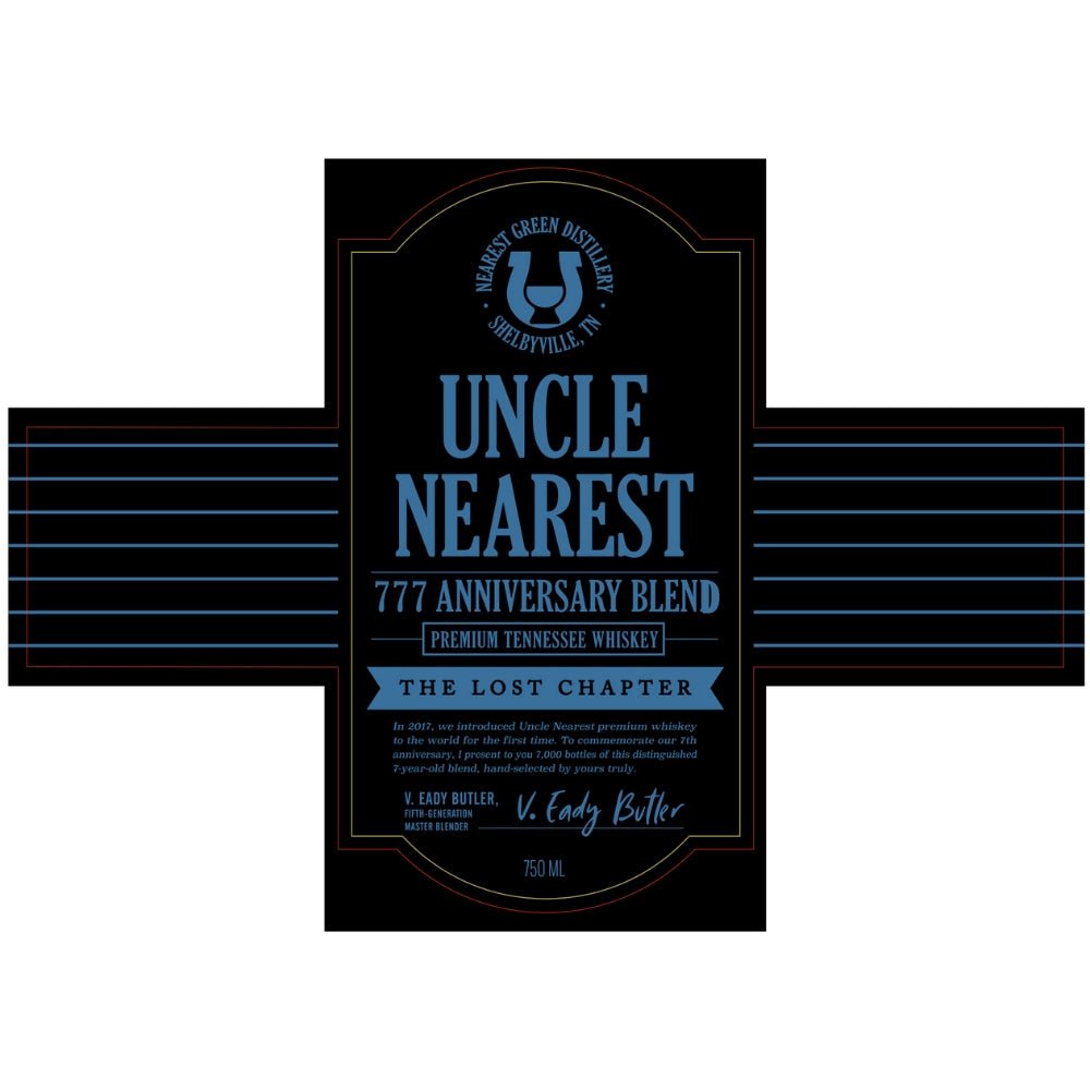 Buy Uncle Nearest 777 Anniversary Blend The Lost Chapter® Online ...