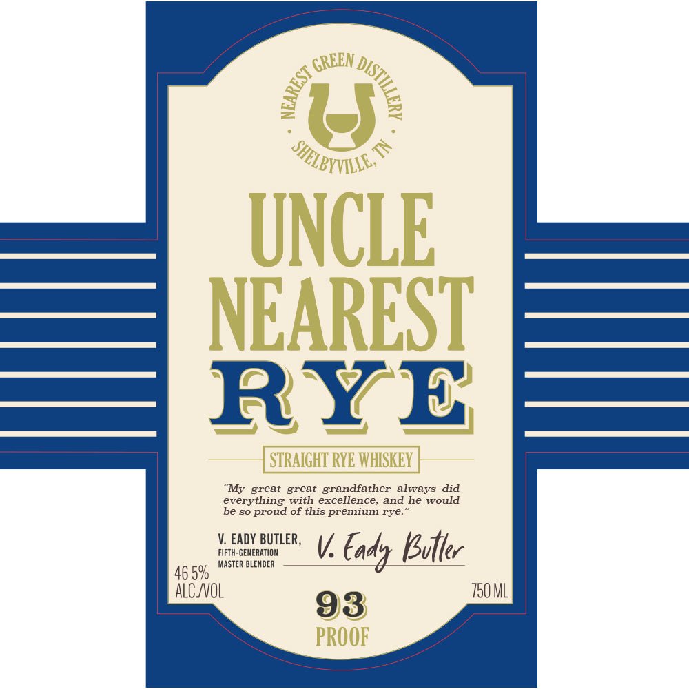 Buy Uncle Nearest Straight Rye Whiskey® Online | Rye Whiskey Delivered ...