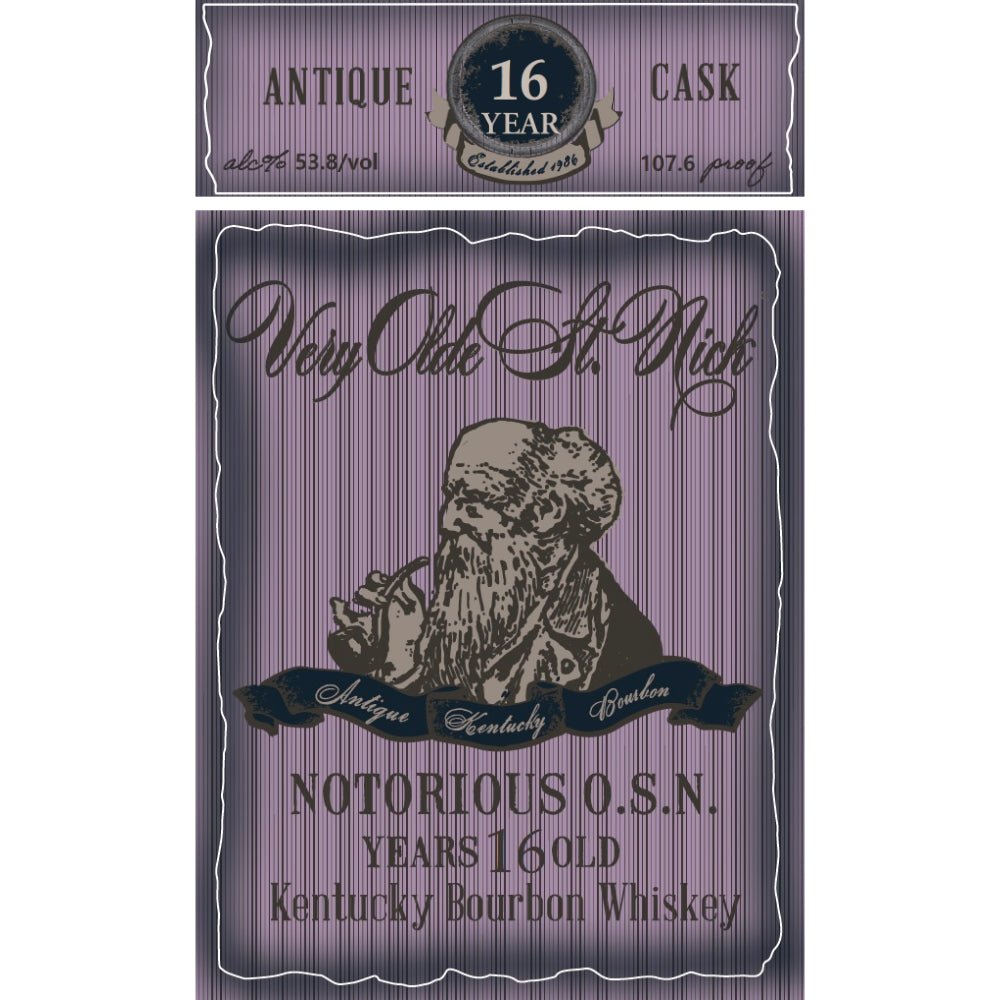 Buy Very Olde St. Nick Notorious O.S.N. 16 Year Old Kentucky Bourbon ...