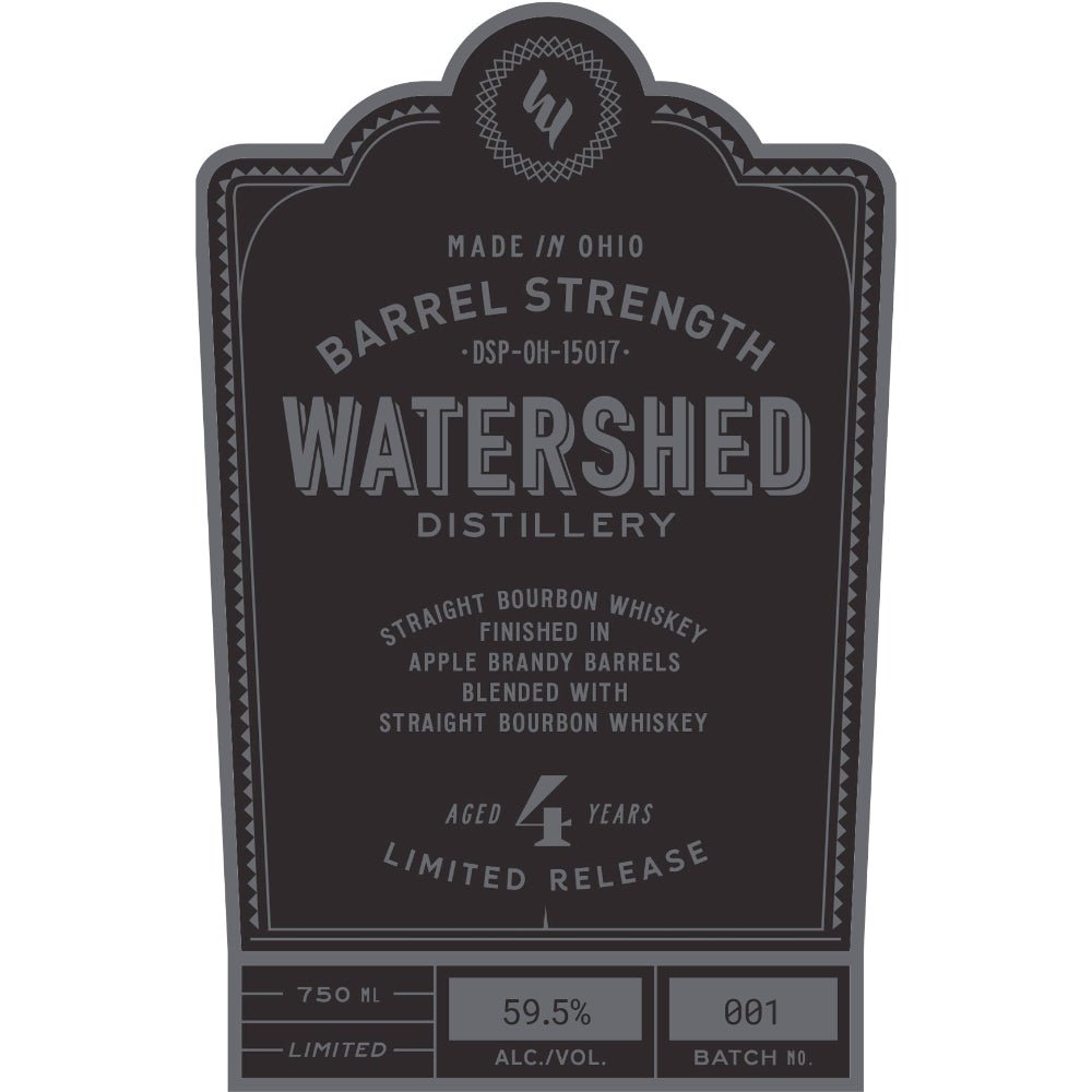 Buy Watershed 4 Year Old Barrel Strength Straight Bourbon® Online ...