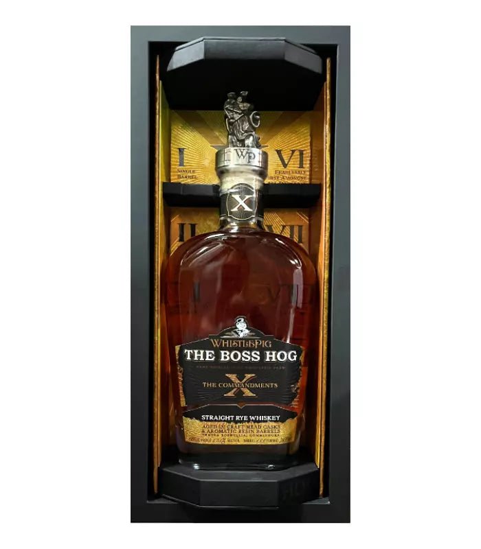 Buy WhistlePig The Boss Hog X The Commandments® Online | Rye Whiskey ...