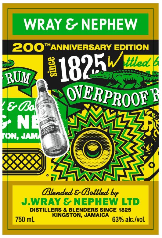 Buy Wray & Nephew Overproof Rum 200th Anniversary Edition Jamaican Rum ...